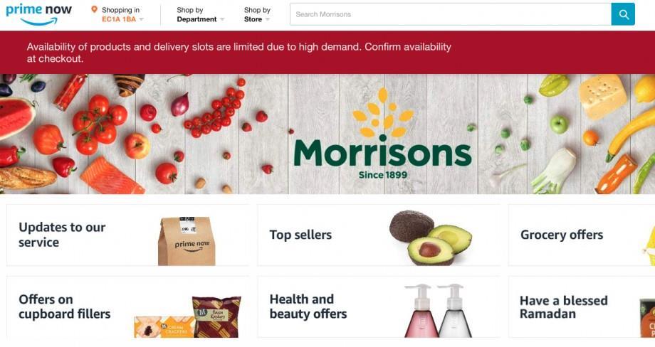 Morrisons and Amazon extend delivery service | Article | Fruitnet
