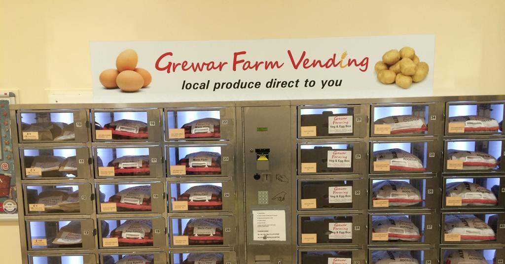 Vegetable vending machine unveiled in UK shopping centre | Article ...