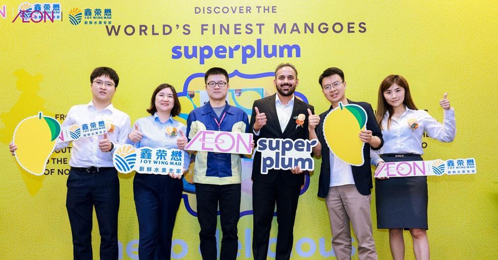 Joy Wing Mau and Aeon Retail collaborate on Superplum mango launch ...