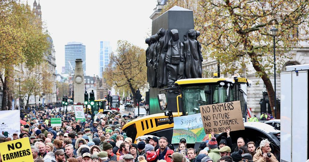 In pictures: London farmer protests | Image gallery | Fruitnet