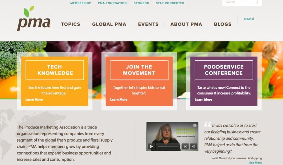 PMA launches new website | Article | Fruitnet