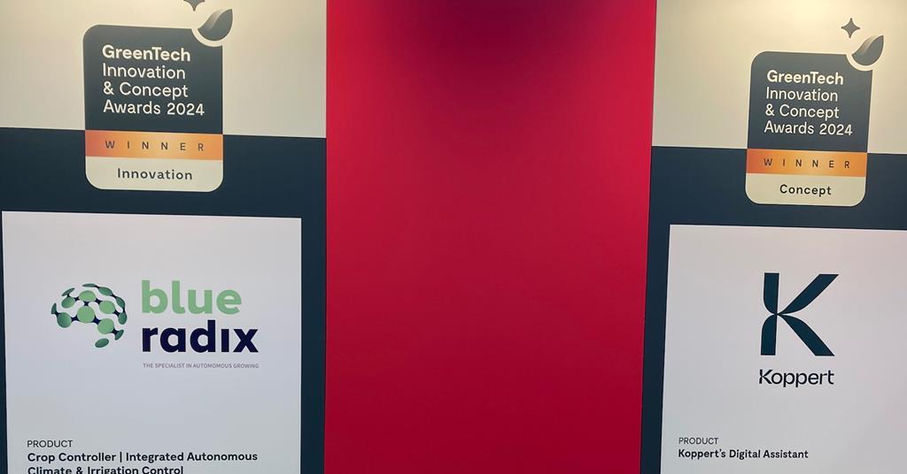 Koppert and Blue Radix win GreenTech Innovation and Concept awards | News | Fruitnet