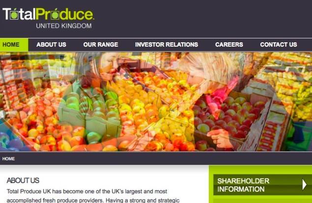 New website for Total Produce | Article | Fruitnet