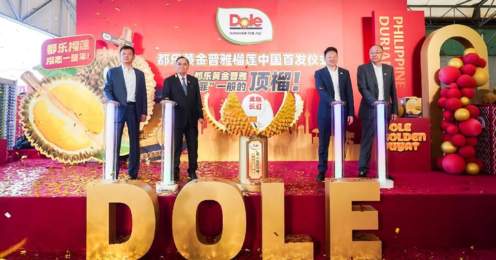 Dole China welcomes first Philippine durians | News | Fruitnet