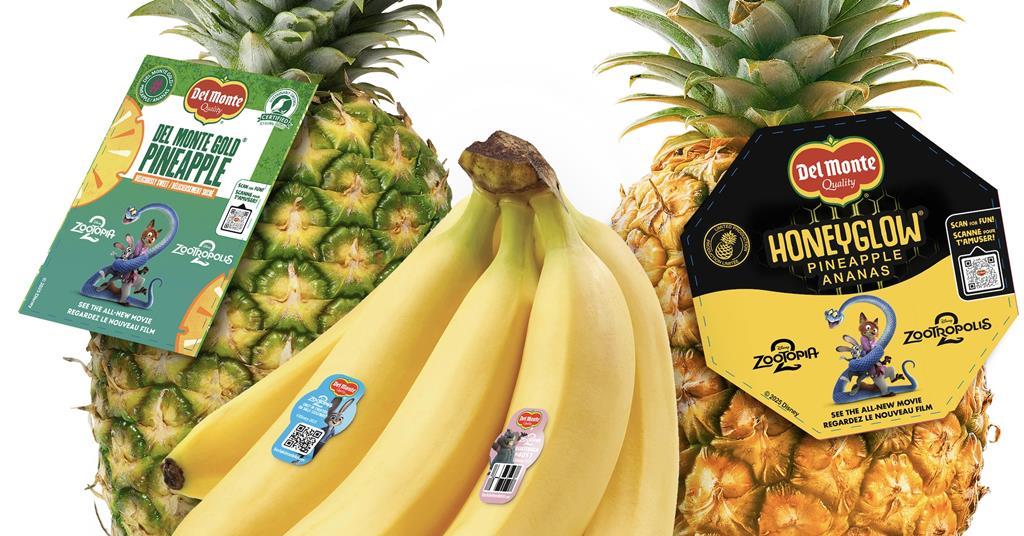 Fresh Del Monte partners Disney Zootopia 2 campaign pineapple banana ...