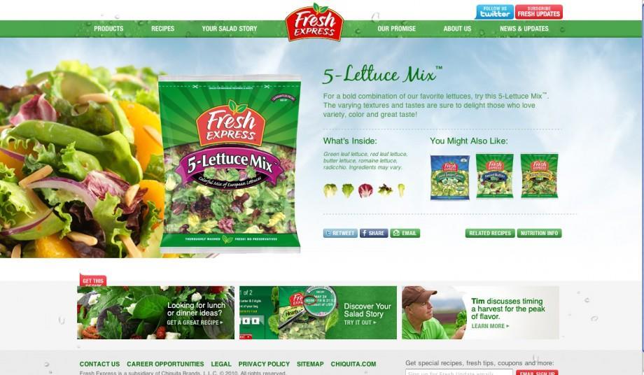 Website redesign for Fresh Express | Article | Fruitnet