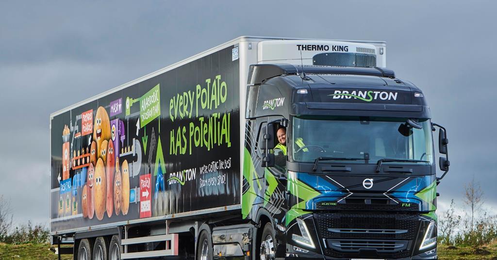 Branston takes next stop on net-zero path with new electric truck ...