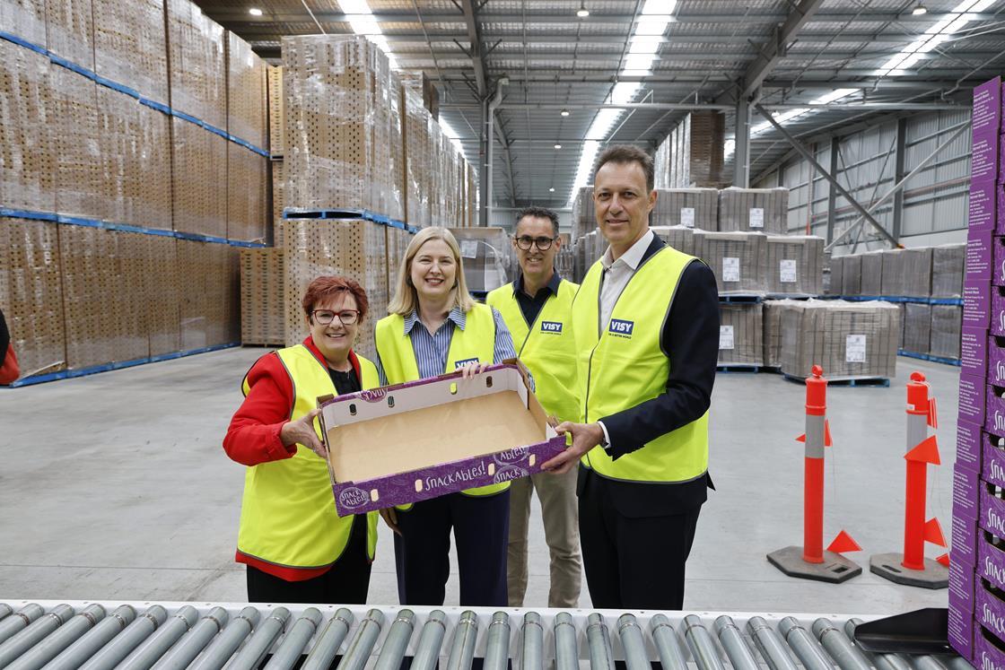 Visy opens new packaging hub in Tasmania | News | Fruitnet