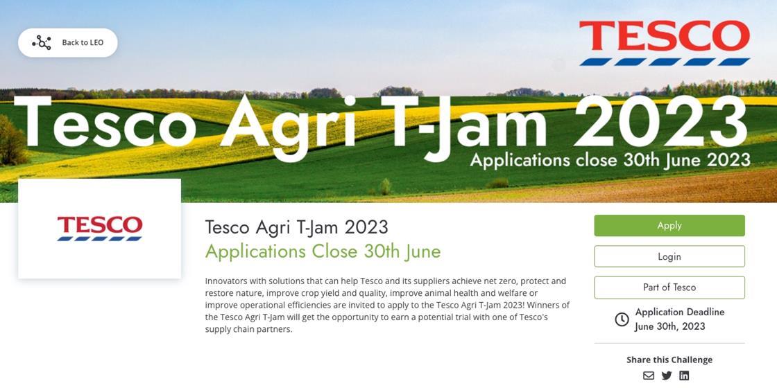 Tesco launches agtech competition | News | Fruitnet