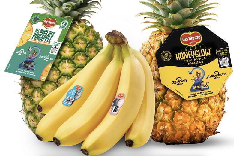 Fresh Del Monte partners Disney Zootopia 2 campaign pineapple banana ...